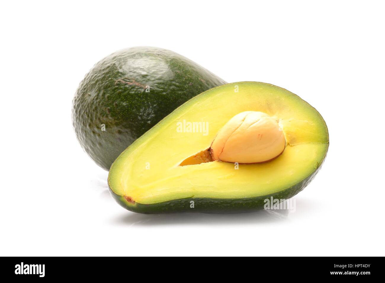 Avocado isolated on white Stock Photo - Alamy