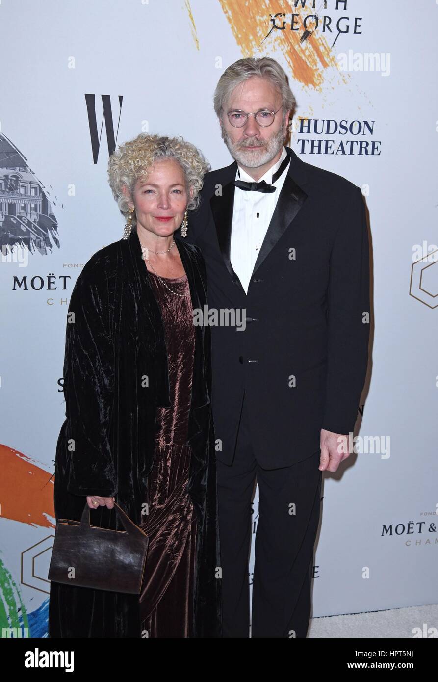 New York, NY, USA. 23rd Feb, 2017. Amy Irving, Kenneth Bowser (at ...