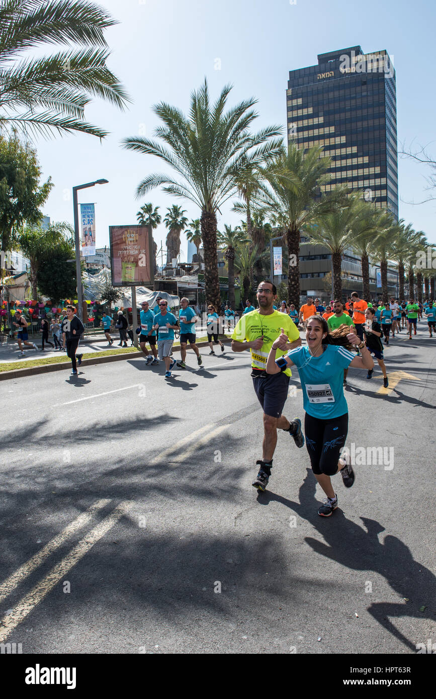 Tel Aviv Yafo, Israel. 24th Feb, 2017. 2017 Tel Aviv Samsung Marathon ...