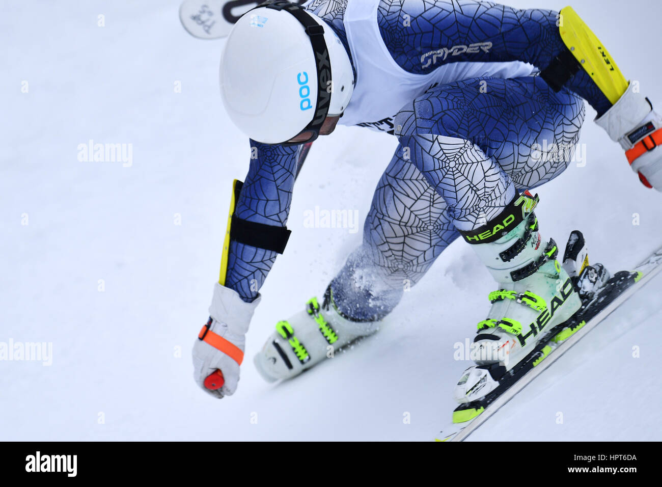 Hokkaido, Japan. 22nd Feb, 2017. Muhammad Karim (PAK) Alpine Skiing ...