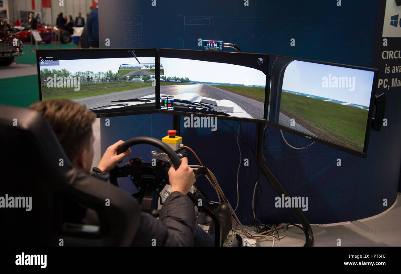 Classic car driving simulator hi-res stock photography and images - Alamy