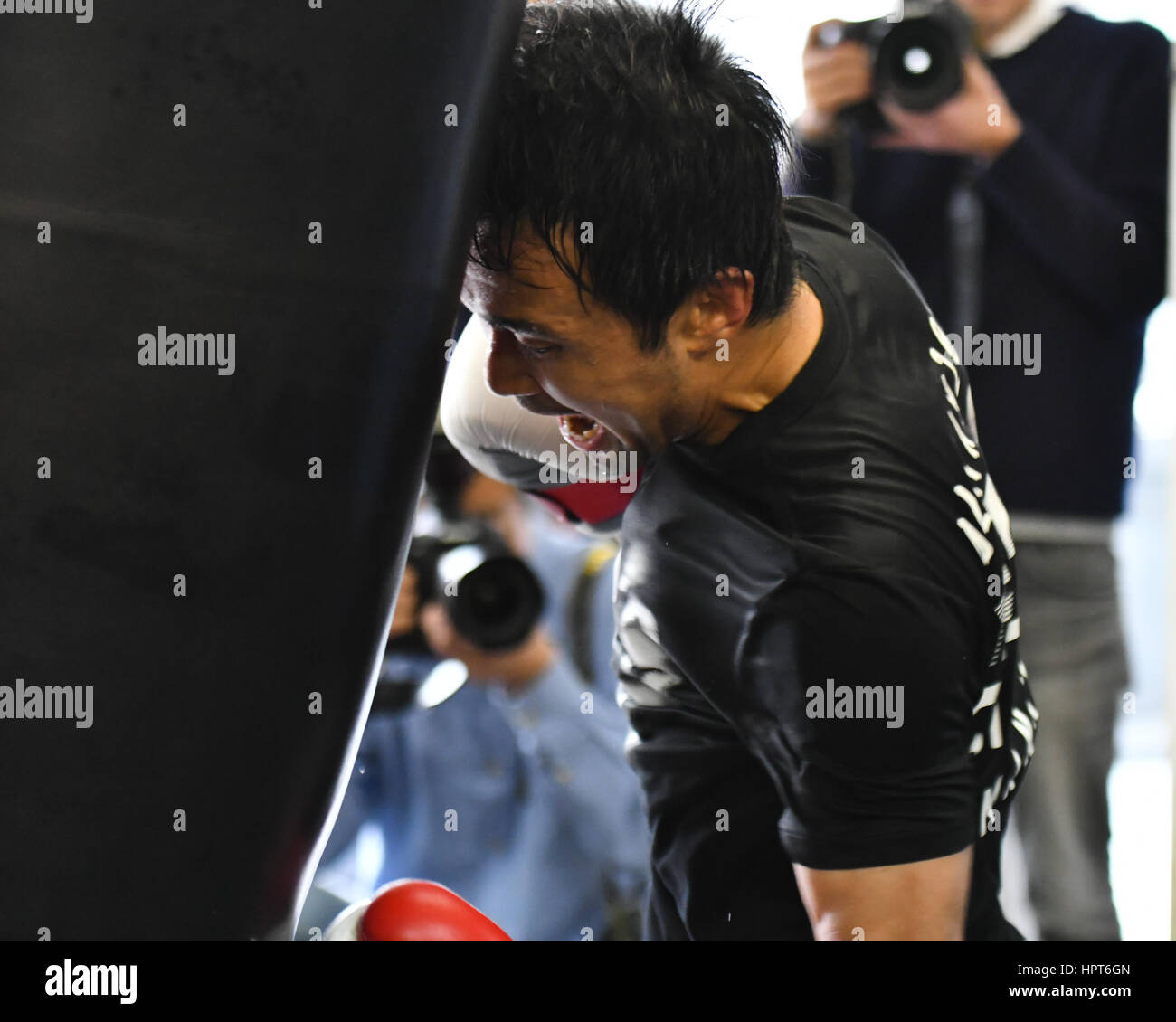 Tokyo, Japan. 23rd Feb, 2017. Shinsuke Yamanaka Boxing : Shinsuke ...