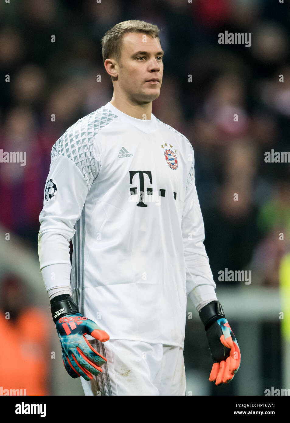 Munich's goalkeeper Manuel Neuer, photographed during the UEFA ...