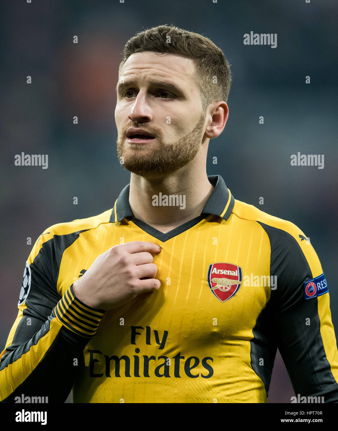 Arsenal's Shkodran Mustafi, photographed during the UEFA Champions ...