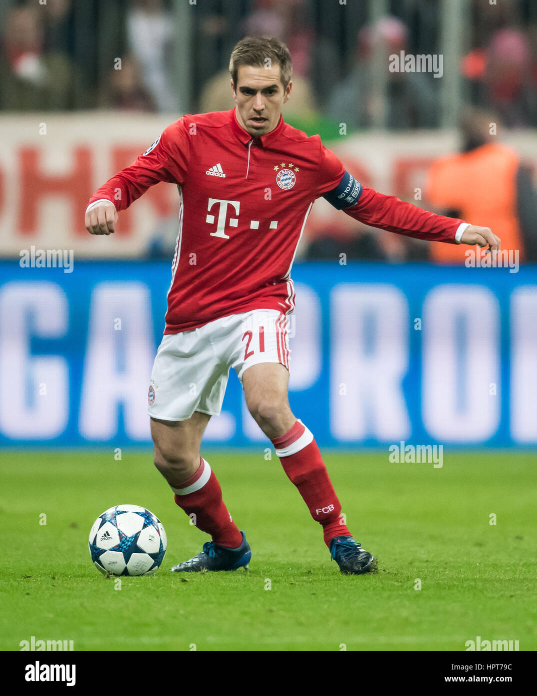 Munich, Germany. 15th Feb, 2017. Munich's Philipp Lahm, photographed ...