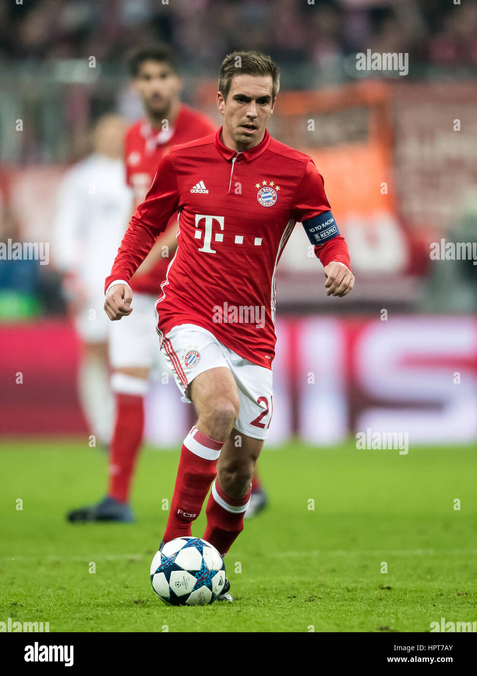 Munich, Germany. 15th Feb, 2017. Munich's Philipp Lahm, photographed ...