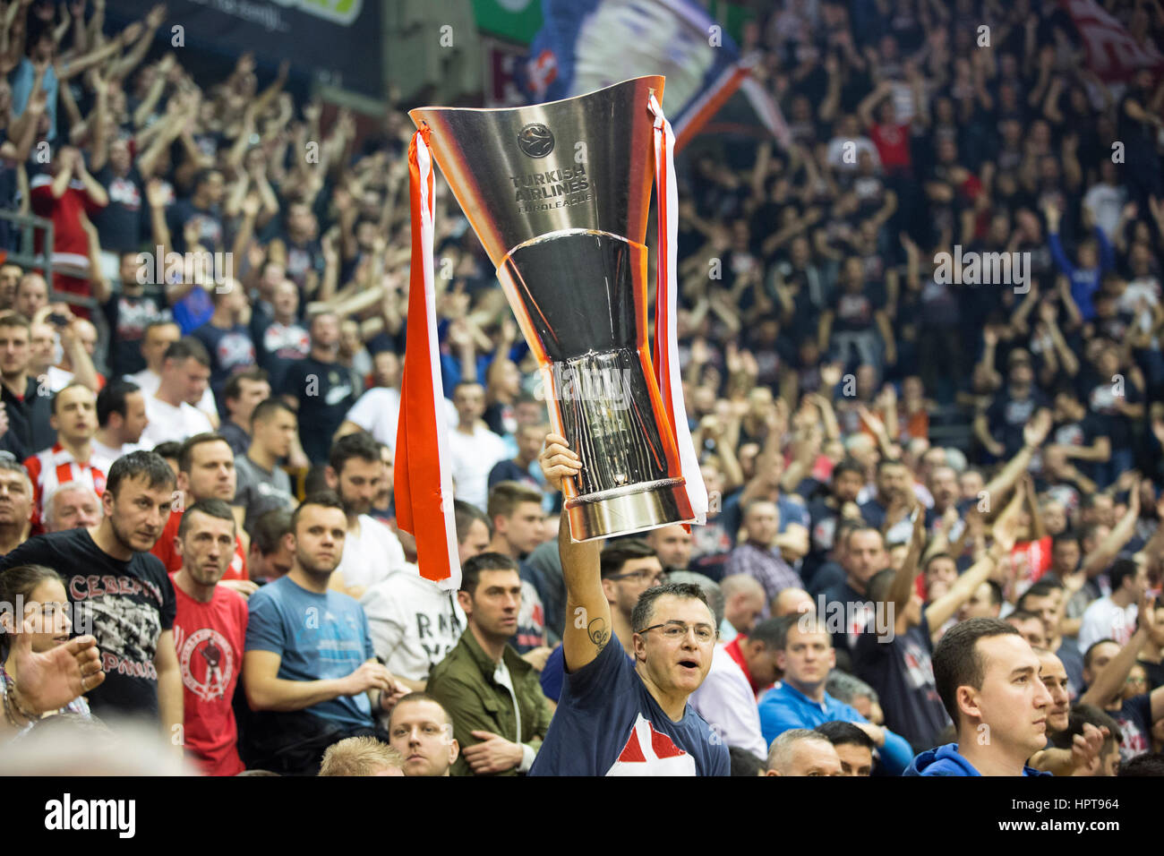 Euroleague turkish airlines trophy hi-res stock photography and images ...