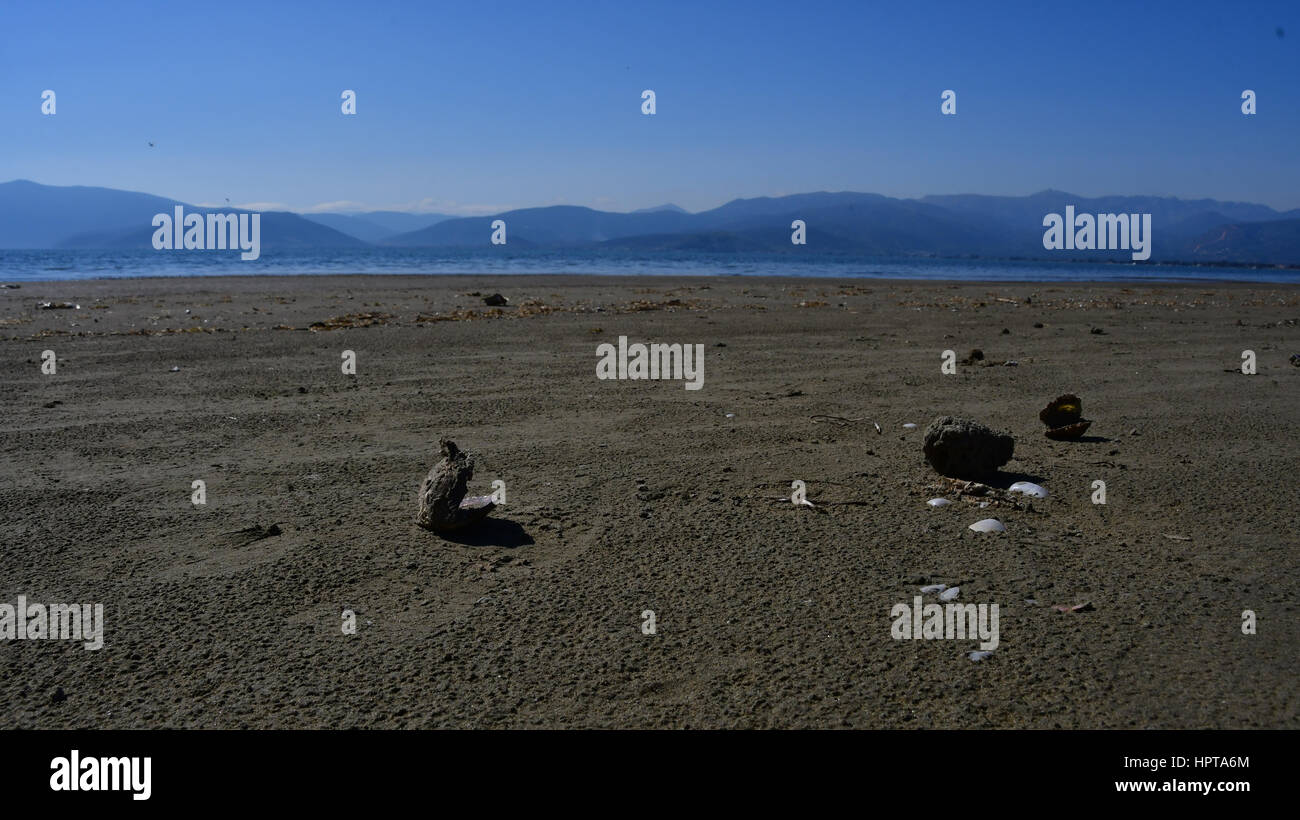 Nafplio, Greece, 24th February 2017.Striking phenomenon of ebb in ...