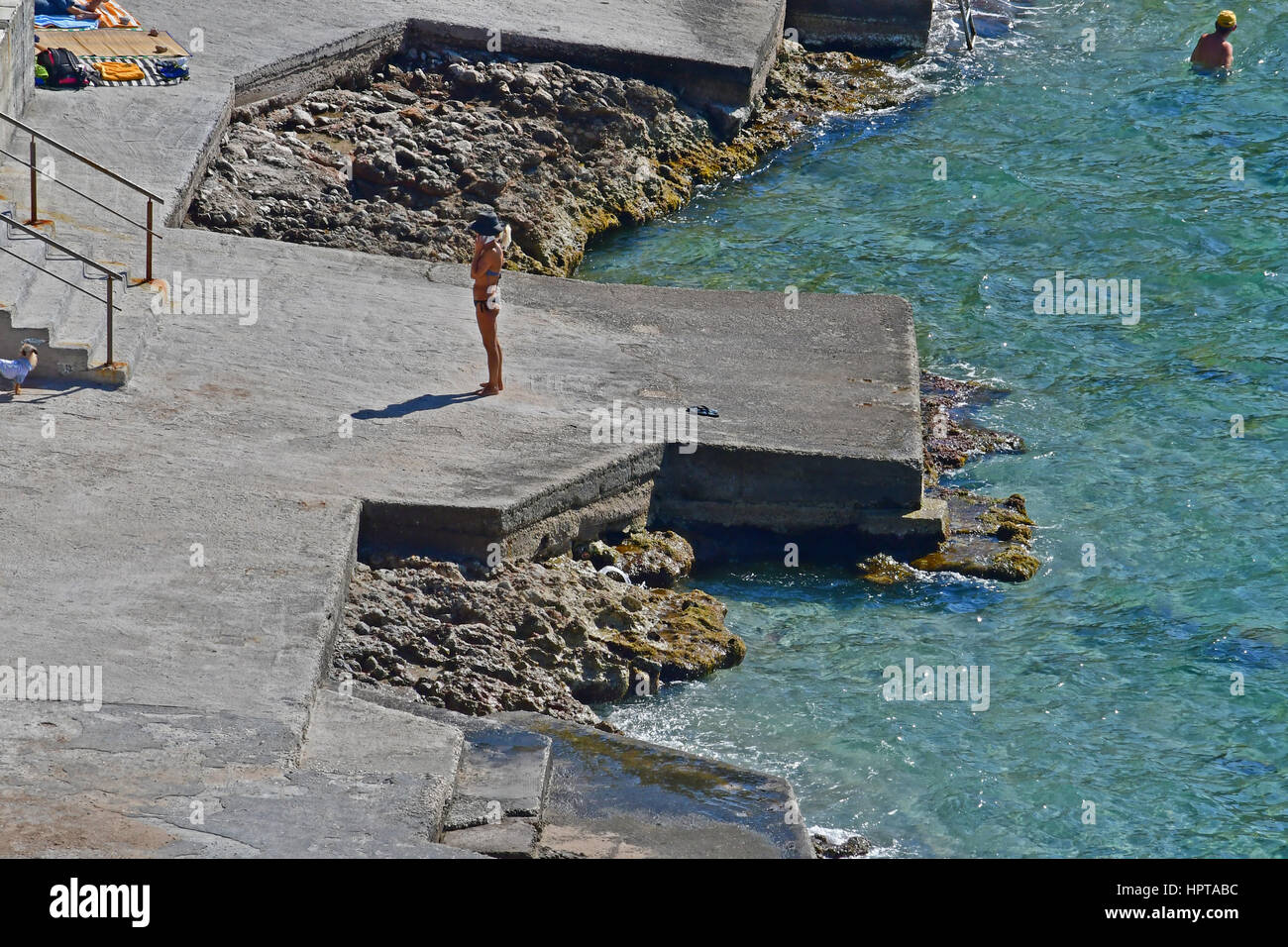 Nafplio arvanitia beach hi-res stock photography and images - Alamy