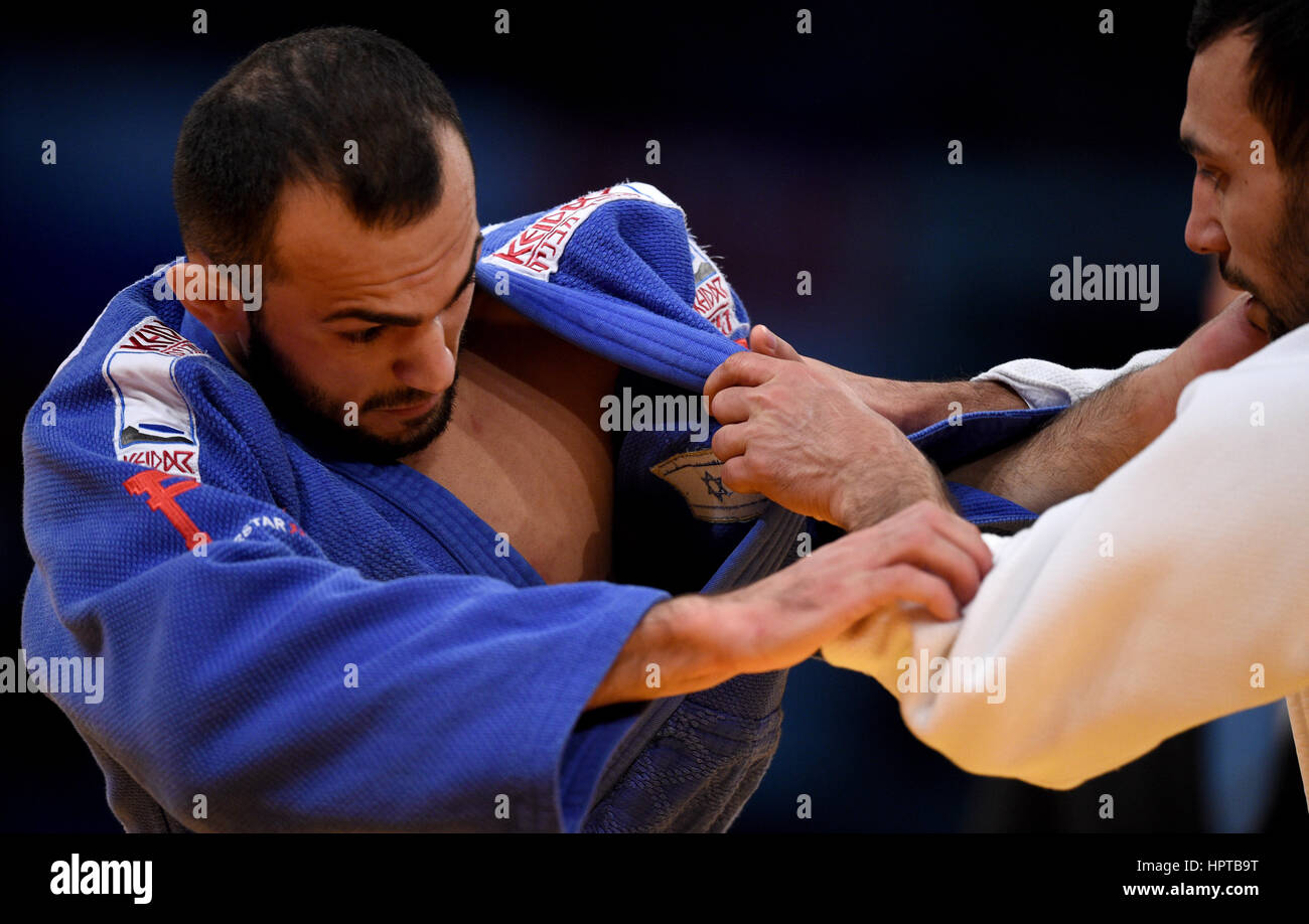 Duesseldorf, Germany. 24th Feb, 2017. Russia's Kamal Khan-Magomedov ...