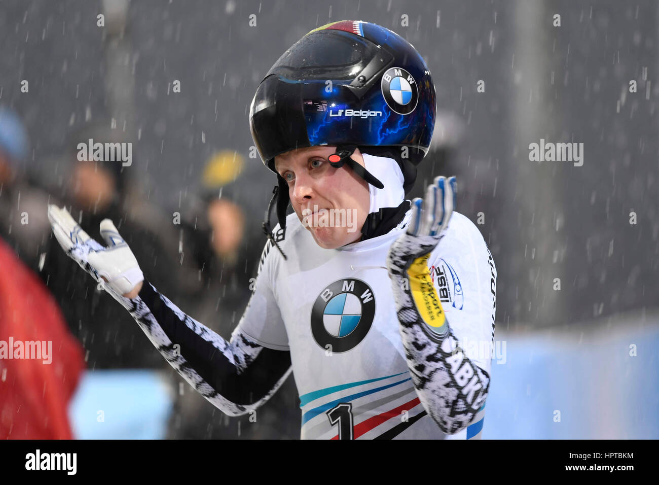 Koenigssee, Deutschland. 24th Feb, 2017. Deutsche Post Eisarena ...