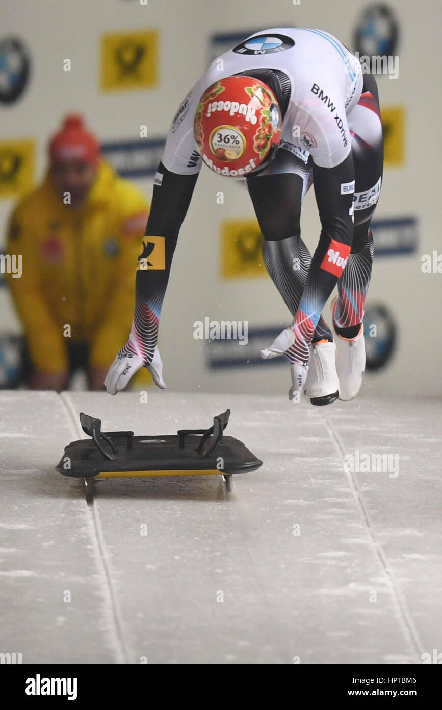 Koenigssee, Deutschland. 24th Feb, 2017. Deutsche Post Eisarena ...