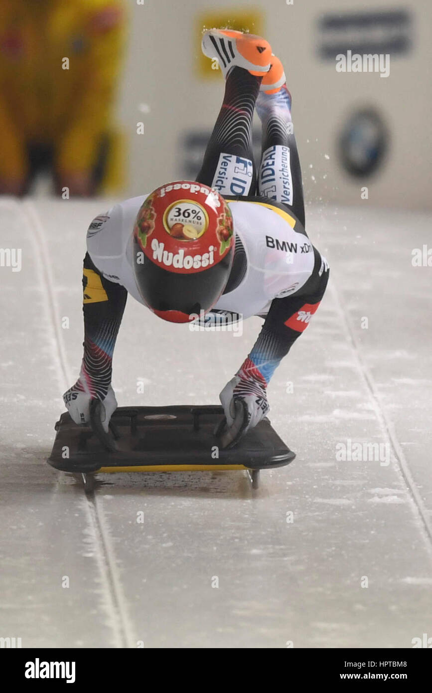 Koenigssee, Deutschland. 24th Feb, 2017. Deutsche Post Eisarena ...