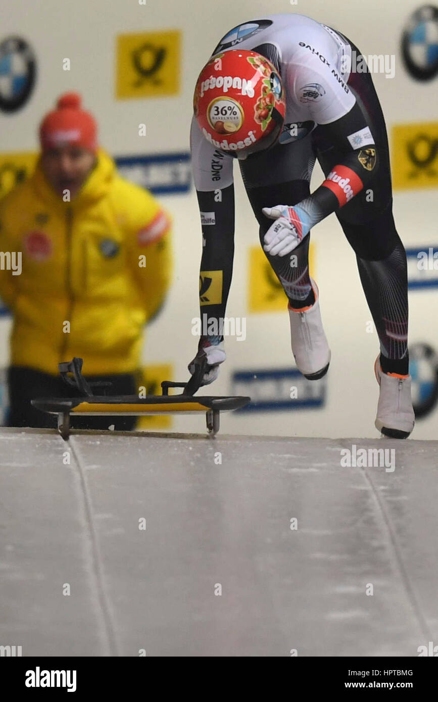 Koenigssee, Deutschland. 24th Feb, 2017. Deutsche Post Eisarena ...