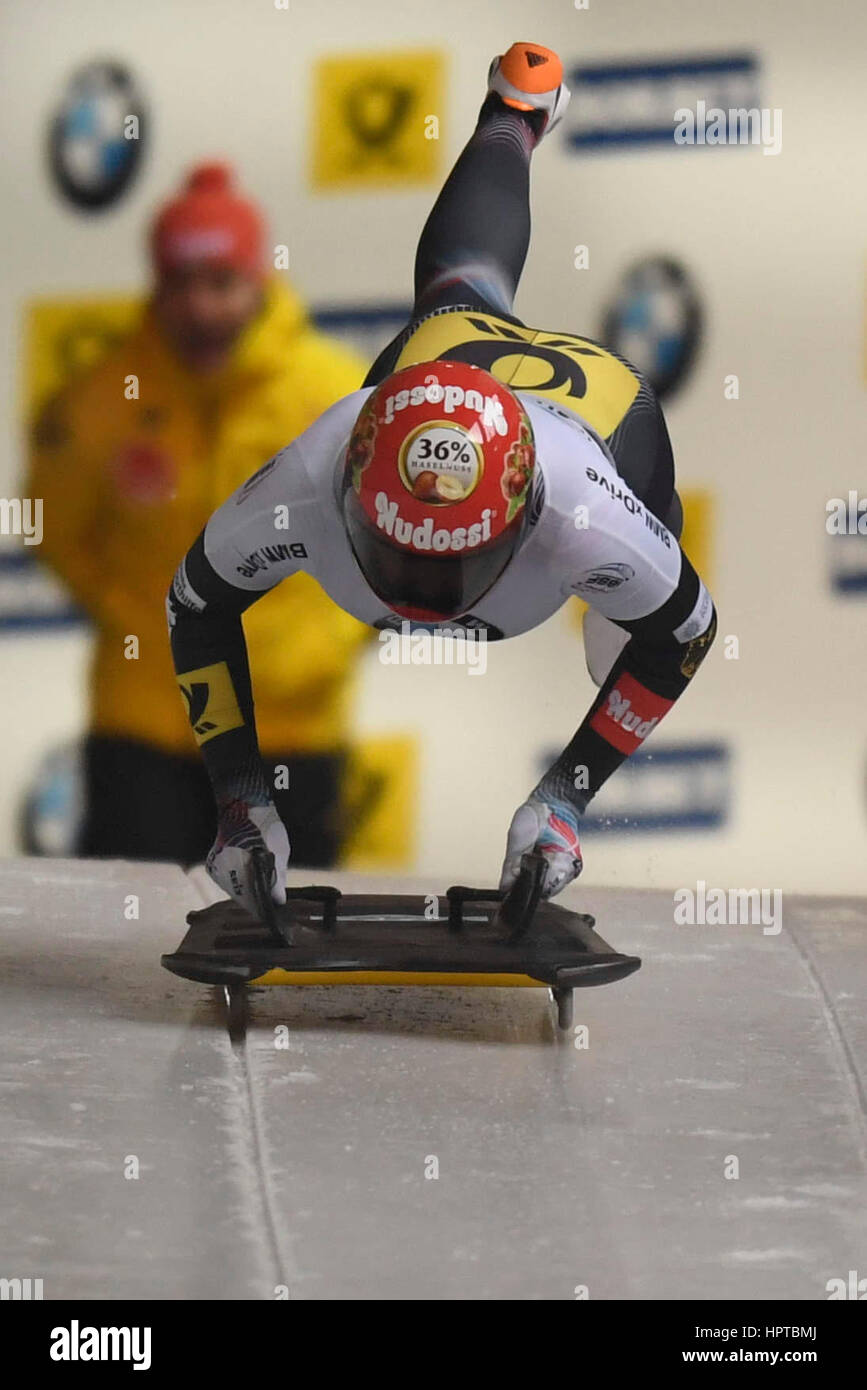 Koenigssee, Deutschland. 24th Feb, 2017. Deutsche Post Eisarena ...