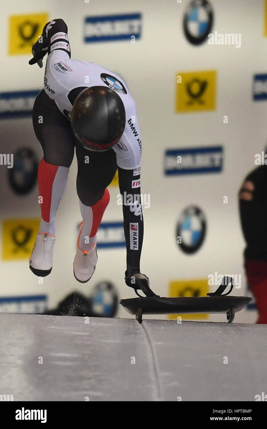 Koenigssee, Deutschland. 24th Feb, 2017. Deutsche Post Eisarena ...