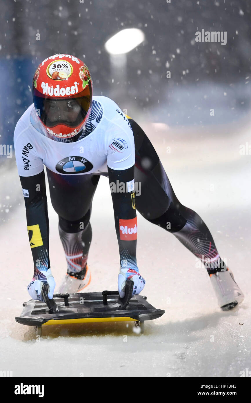 Koenigssee, Deutschland. 24th Feb, 2017. Deutsche Post Eisarena ...