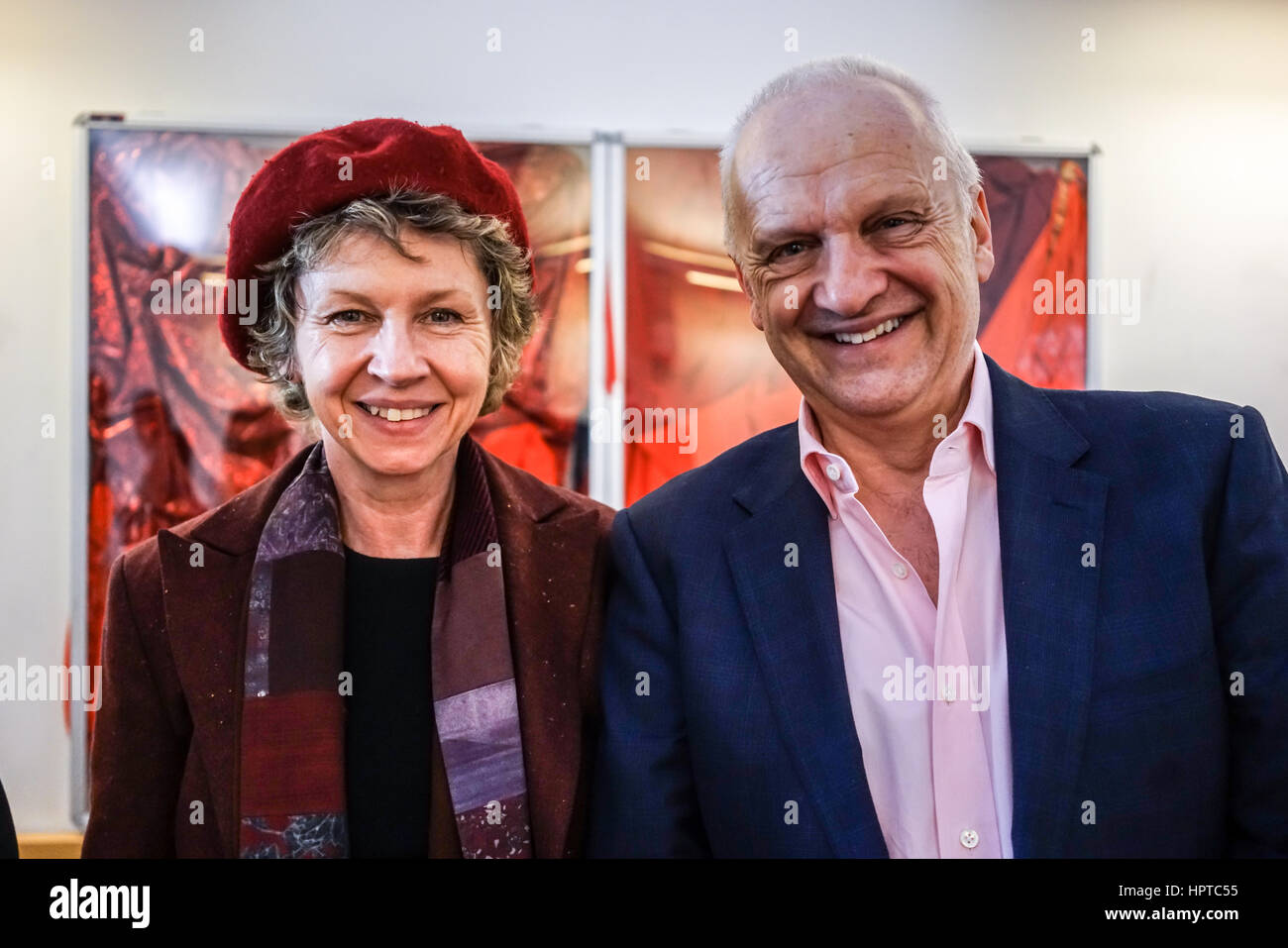 Professor John Raftery vice-chancellor from (Cass) attends the Project ...