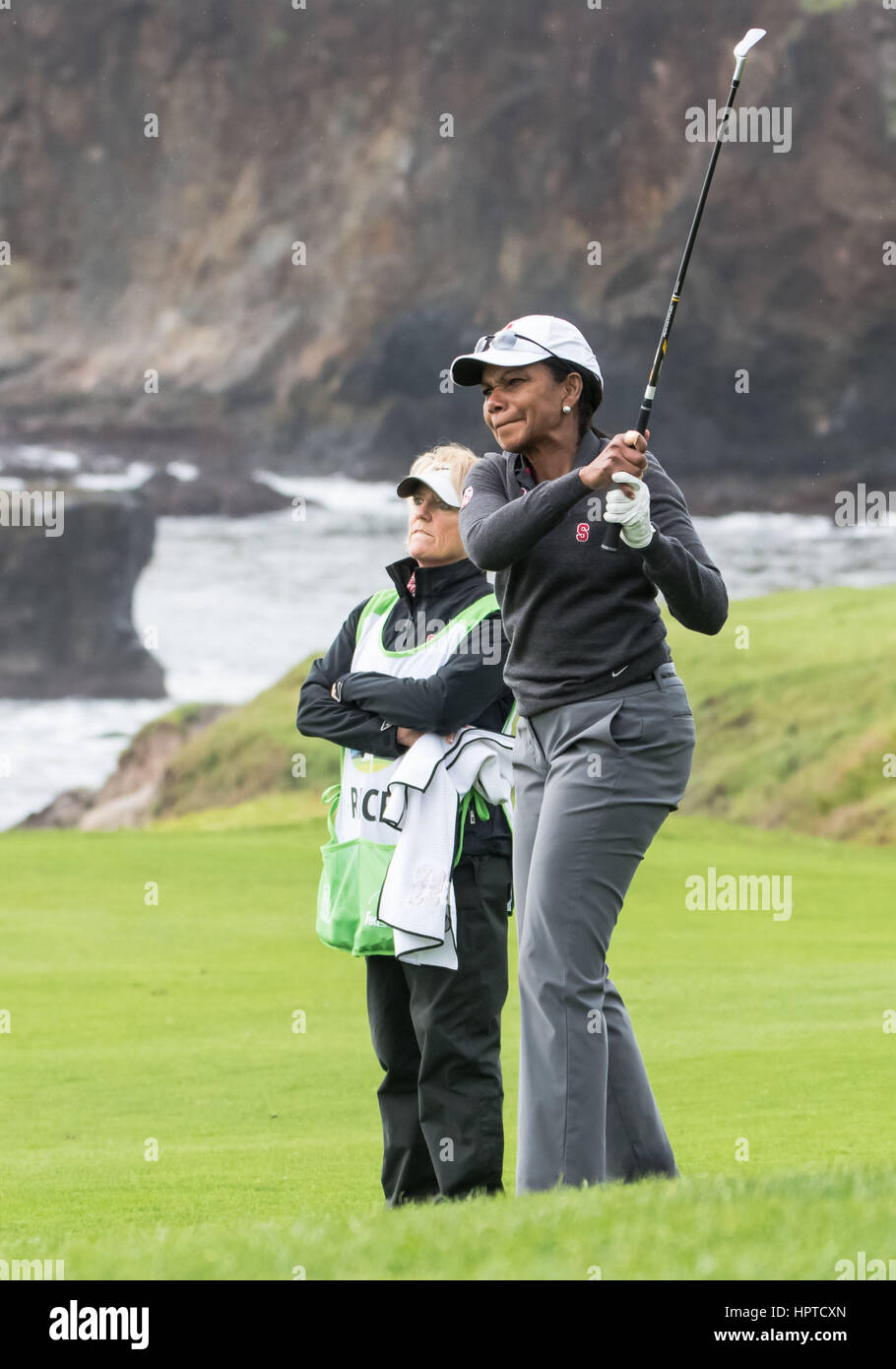 February 10th 2017, Pebble Beach, California, USA; Condoleezza Rice ...