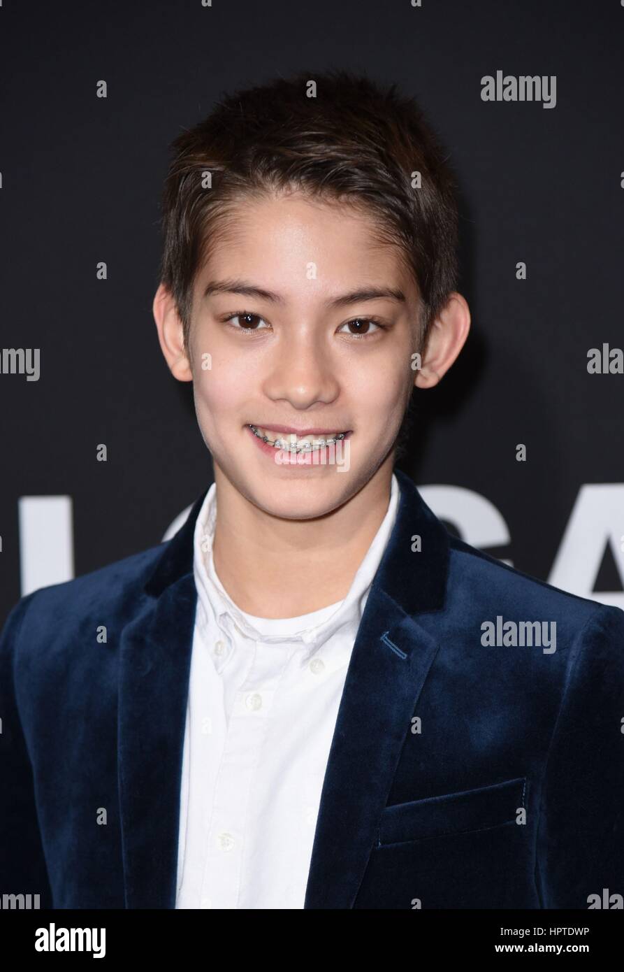New York, NY, USA. 24th Feb, 2017. Aidan Kennedy at arrivals for LOGAN ...