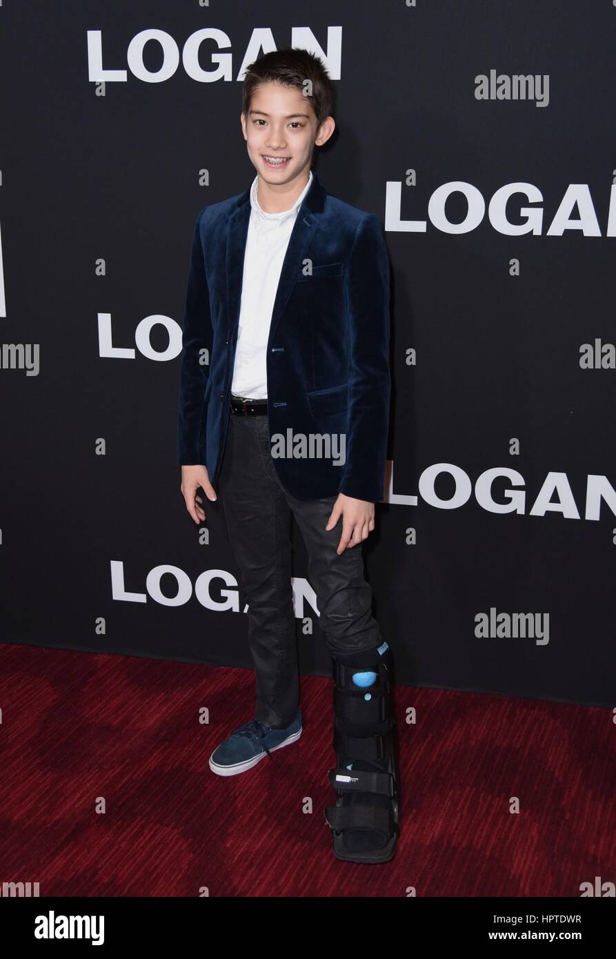 New York, NY, USA. 24th Feb, 2017. Aidan Kennedy at arrivals for LOGAN ...