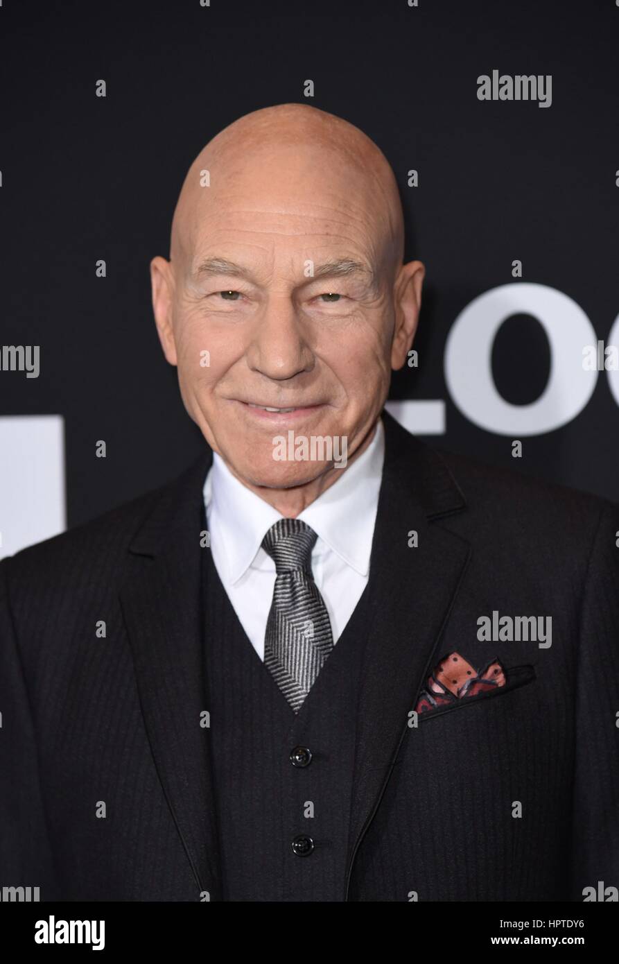New York, NY, USA. 24th Feb, 2017. Patrick Stewart at arrivals for ...