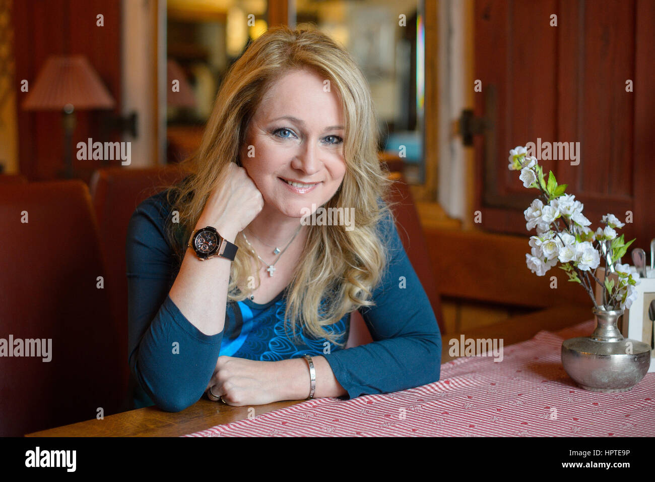 Nohfelden, Germany. 17th Feb, 2017. German singer Nicole in Nohfelden ...
