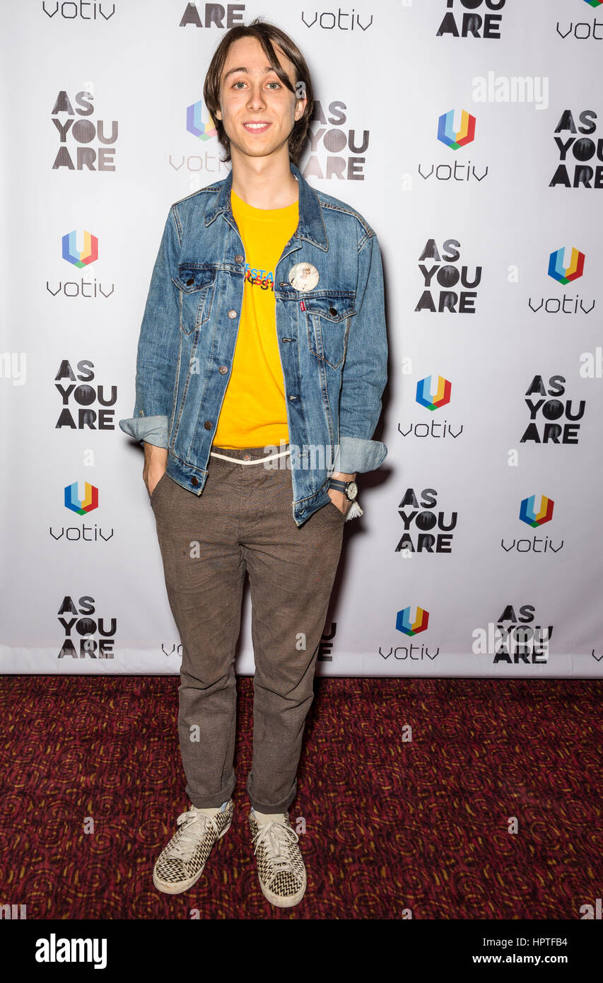NEW YORK, NY - FEBRUARY 24, 2017: Actor Owen Campbell attends 'As You ...