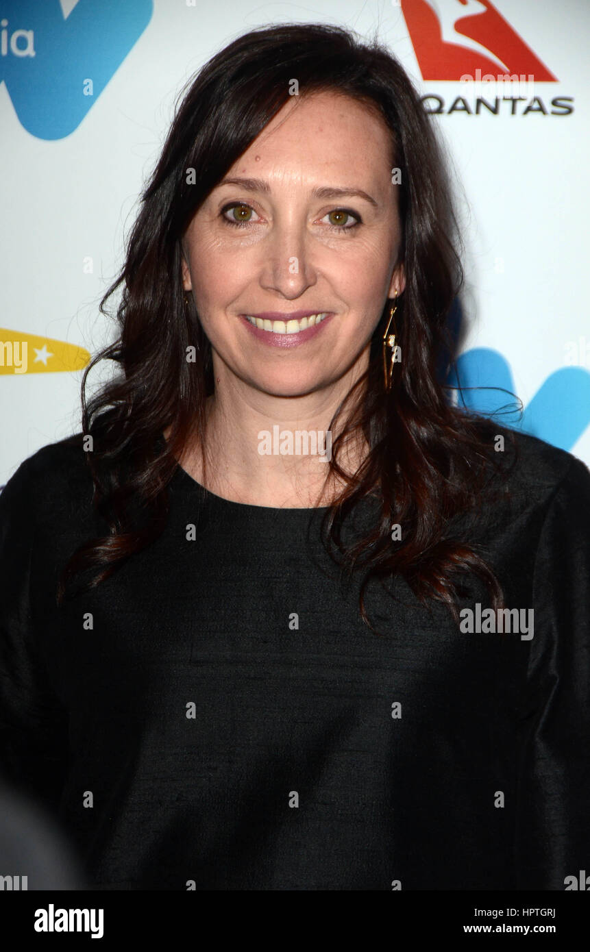 Los Angeles, Ca, USA. 24th Feb, 2017. Angie Fielder at the Screen ...