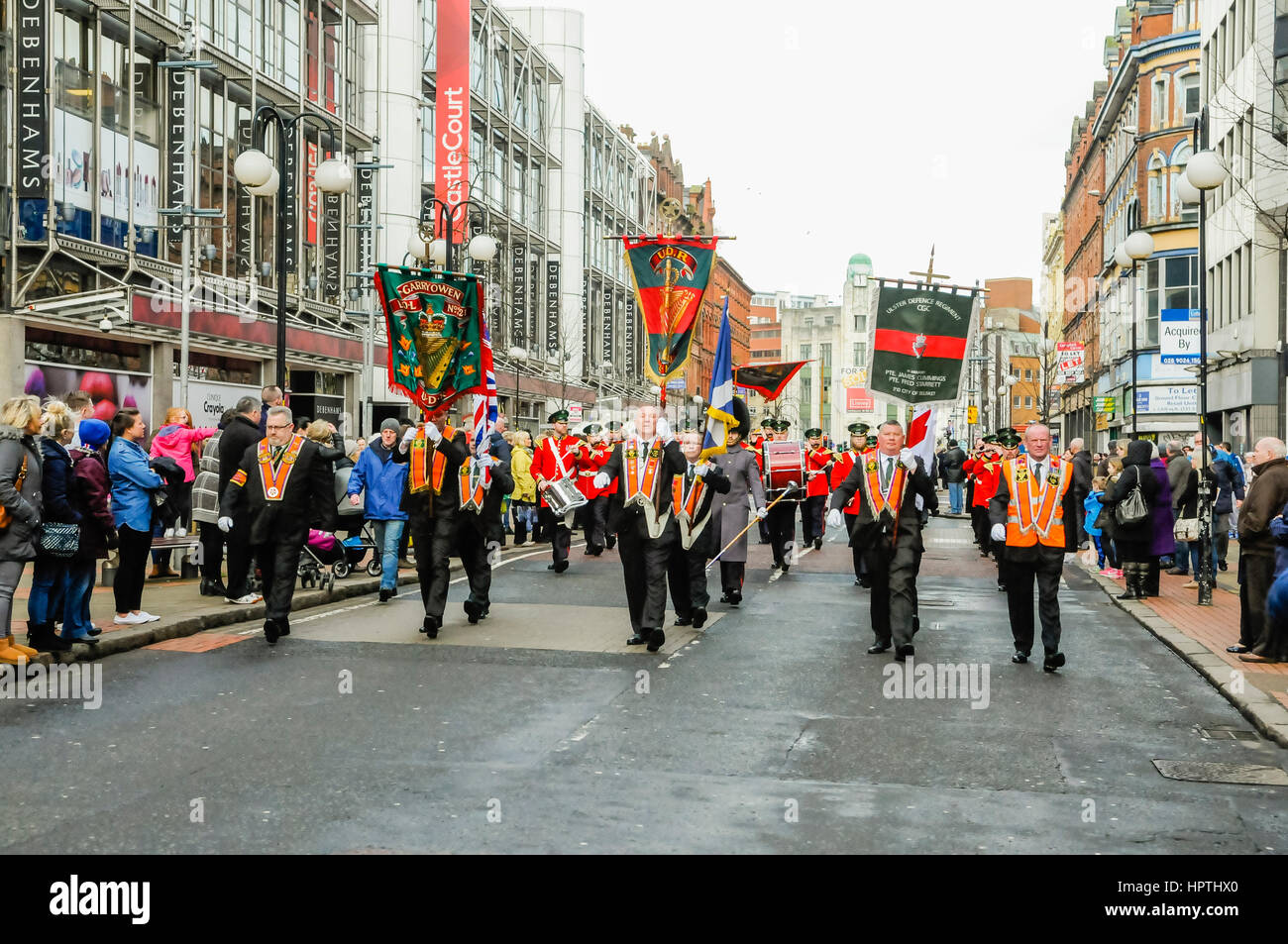 Belfast, Northern Ireland. 25 Feb 2017 - The Orange Order hold a ...