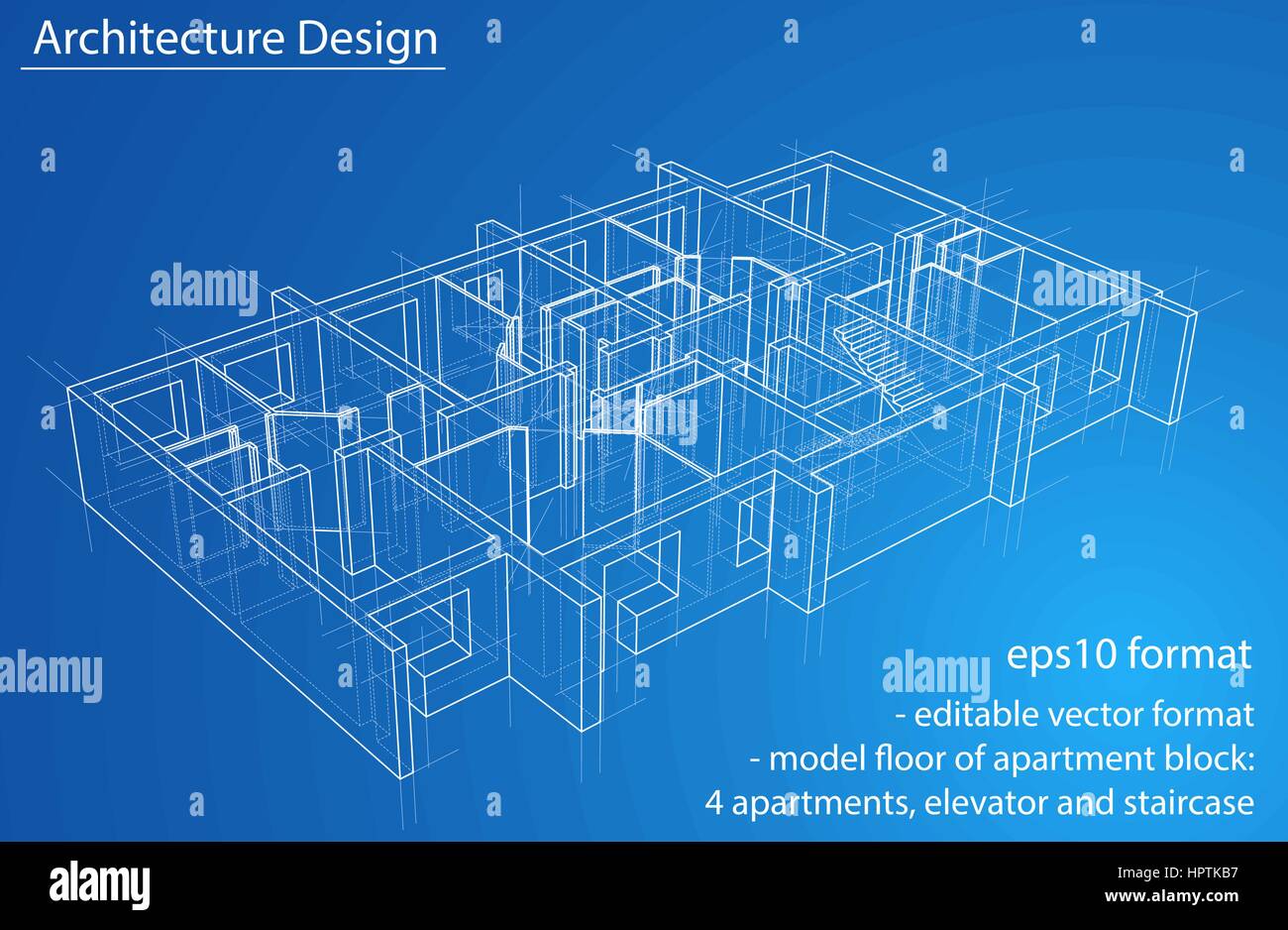 Model floor of apartment block. Vector Stock Vector Image & Art - Alamy