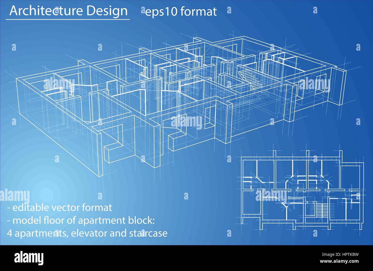 Model floor of apartment block. Vector Stock Vector Image & Art - Alamy