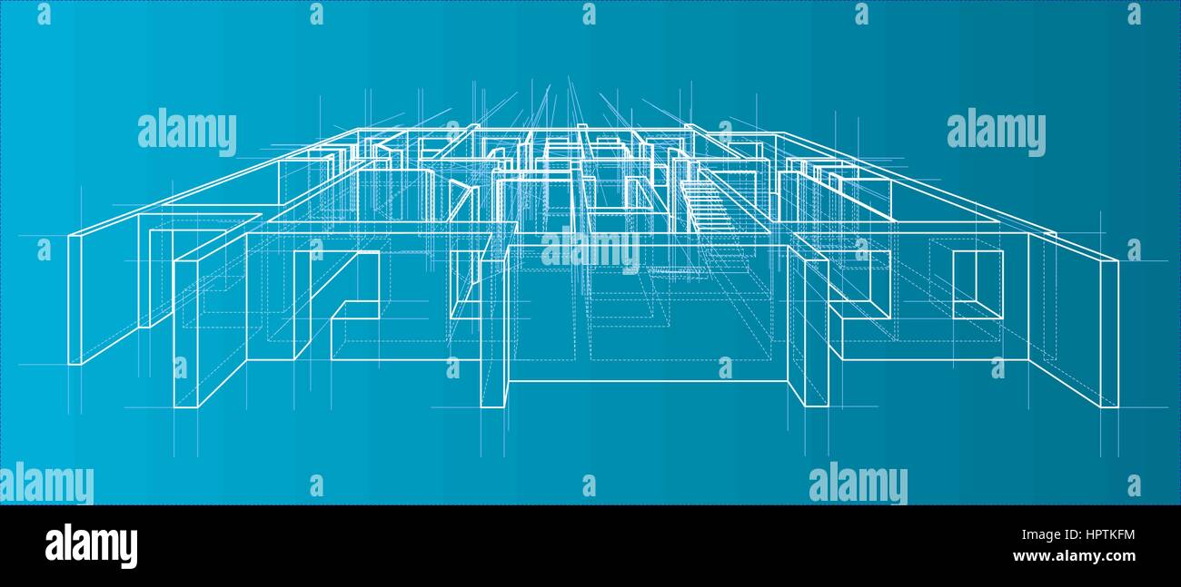 Model floor of apartment block. Vector Stock Vector Image & Art - Alamy