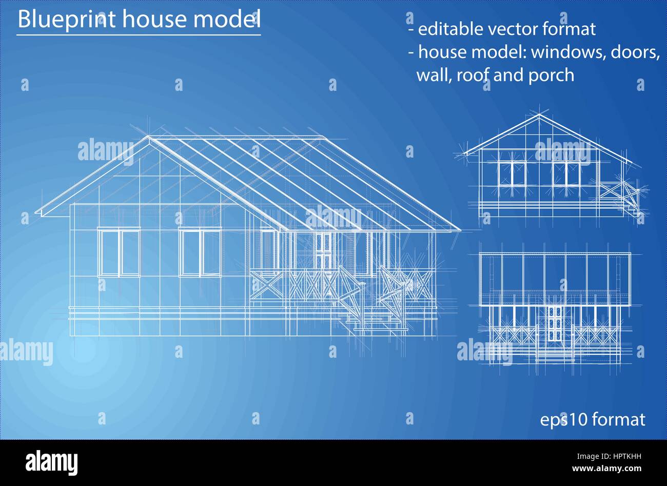 House wireframe structure. Vector Stock Vector Image & Art - Alamy