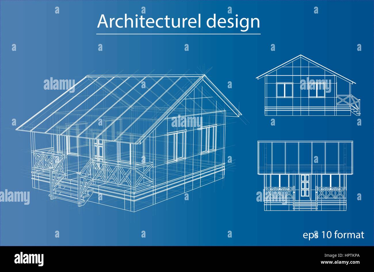 House wireframe structure. Vector Stock Vector Image & Art - Alamy