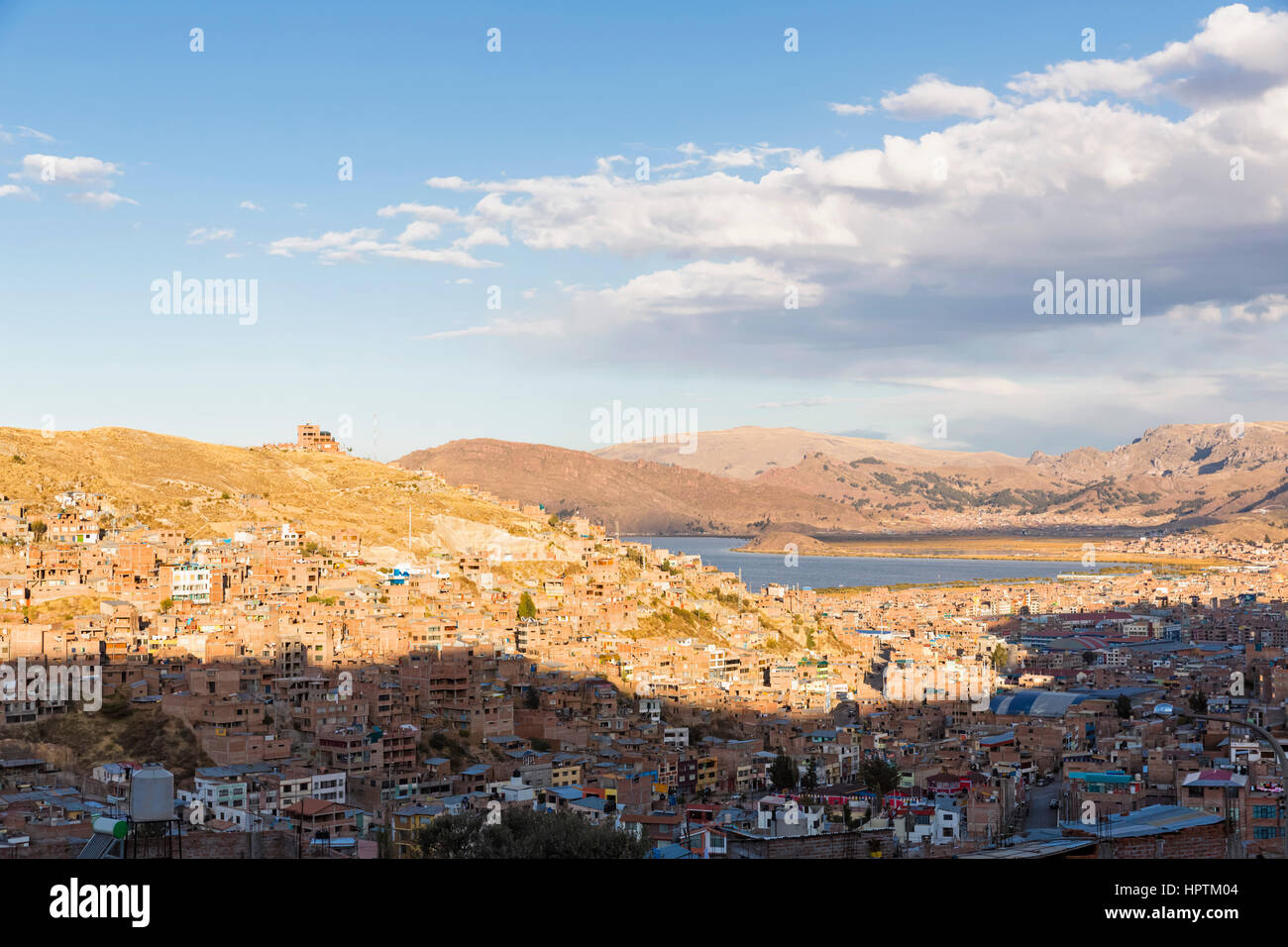 Peru, Puno at Titicaca lake Stock Photo - Alamy