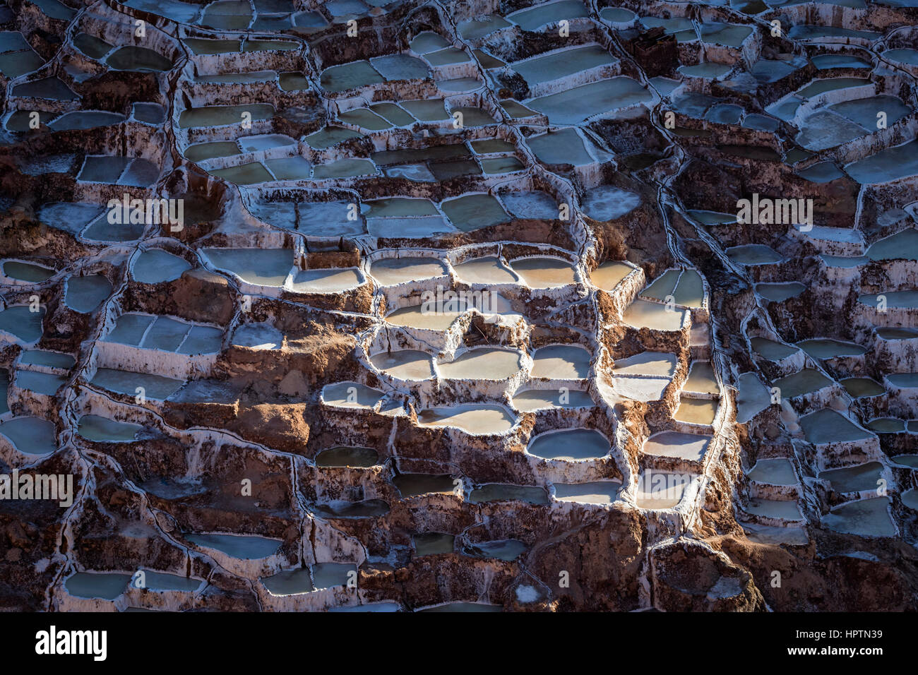 Peru, Andes, Maras, salt ponds Stock Photo - Alamy