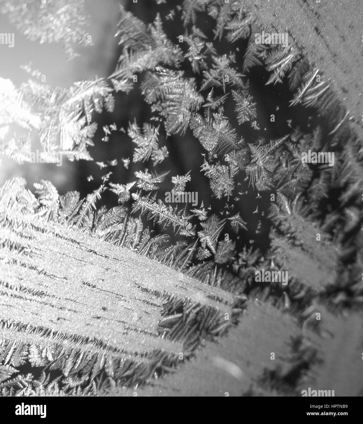 close up view of frozen water crystals Stock Photo - Alamy