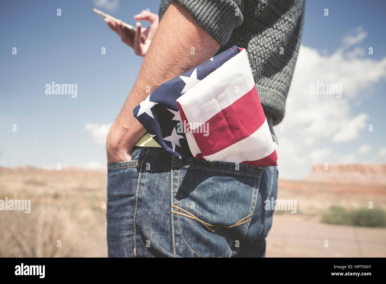 American flag pockets hi-res stock photography and images - Alamy