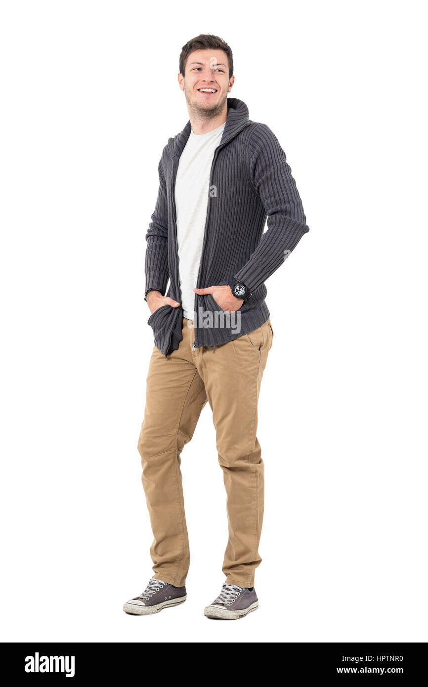 Hands in jacket pockets hi-res stock photography and images - Alamy