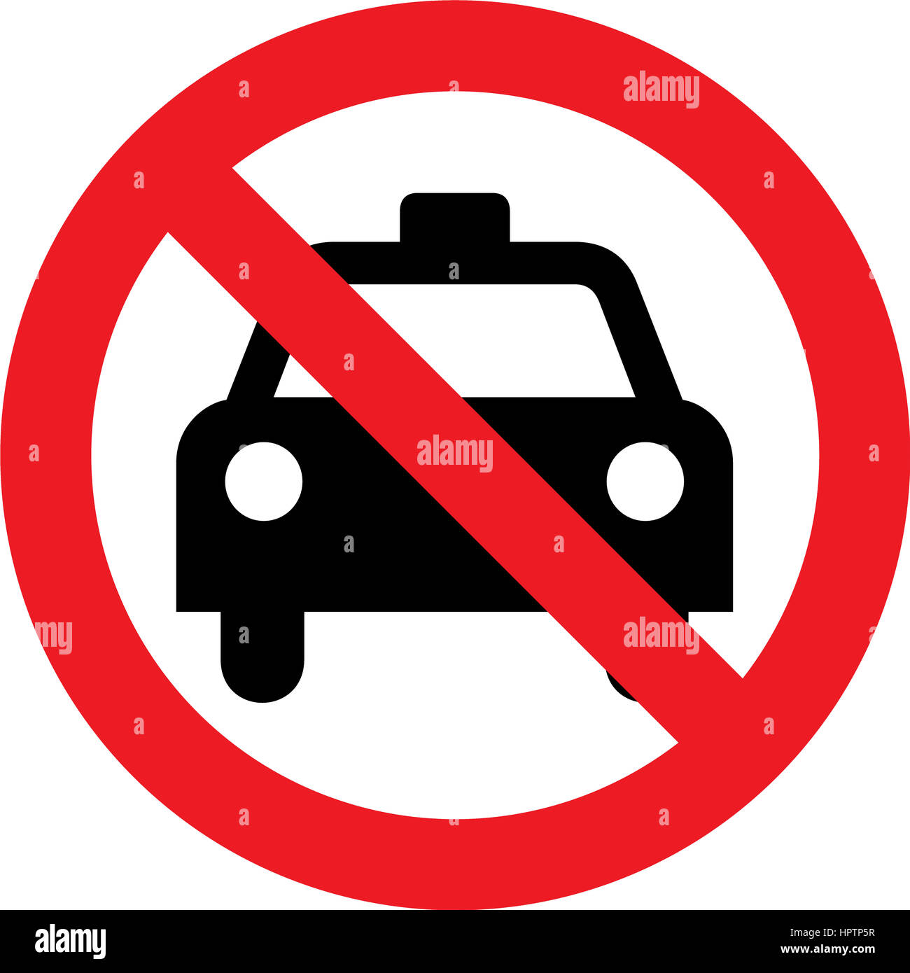 No Taxi Sign High Resolution Stock Photography and Images - Alamy