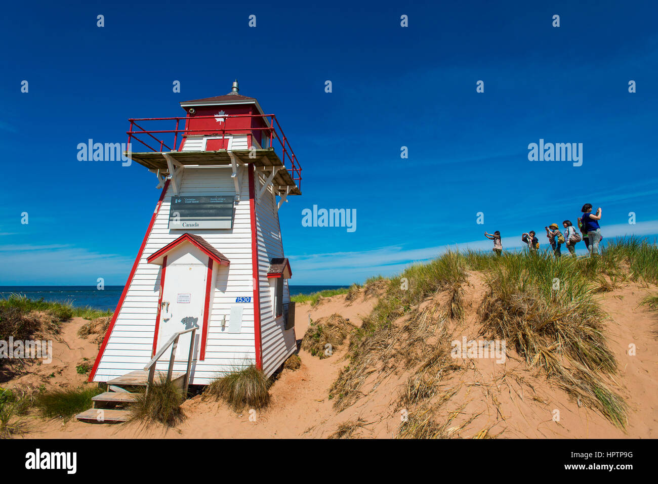 Lighthouse of Covehead Harbour, Gulf of Saint Lawrence, Prince Edwards ...