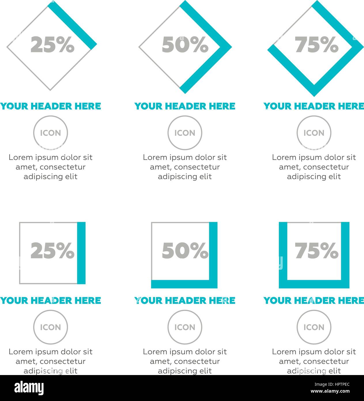 Infographics elements. Square diagram Stock Vector Image & Art - Alamy
