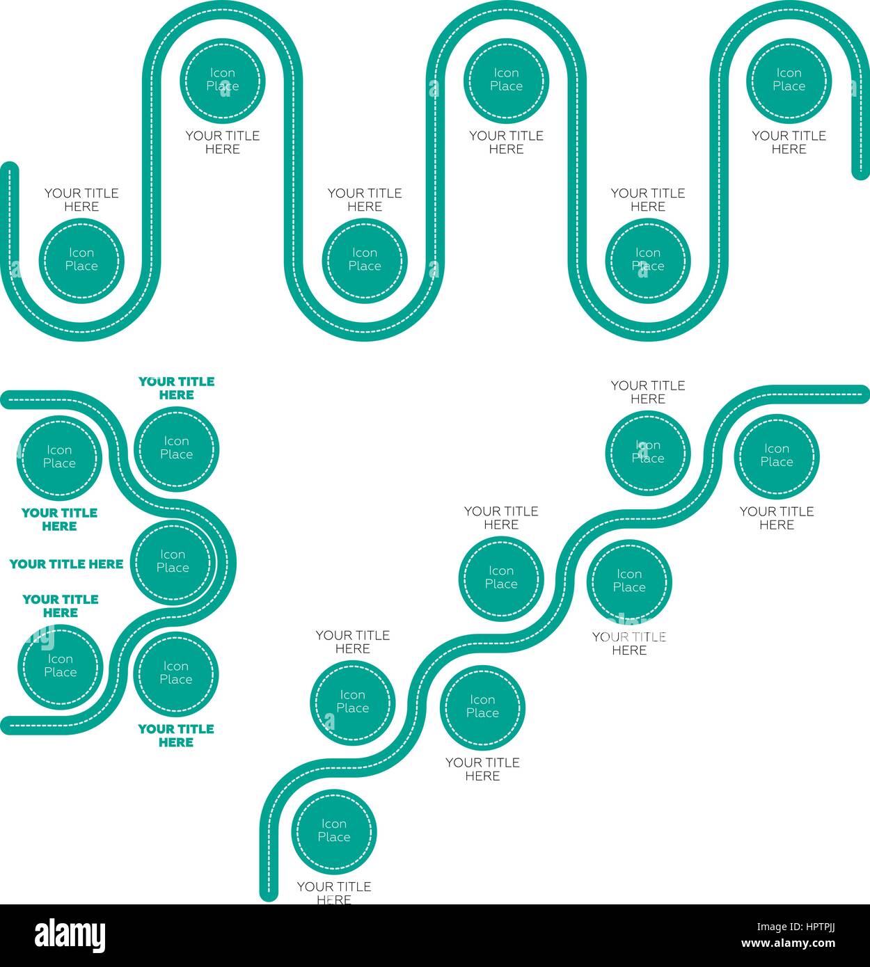 Road trip infographics plan hi-res stock photography and images - Alamy