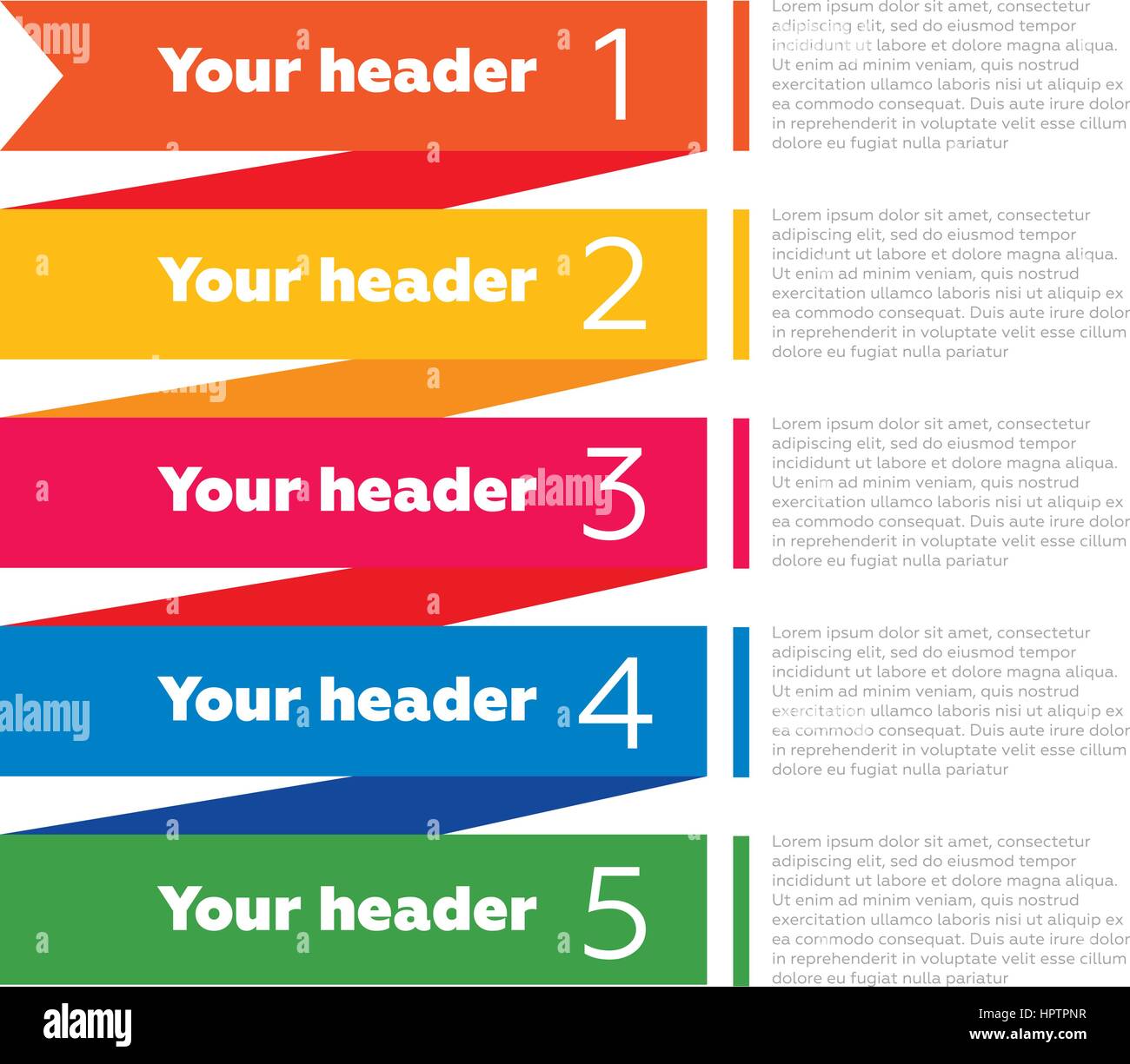 Process chart five elements hi-res stock photography and images - Alamy