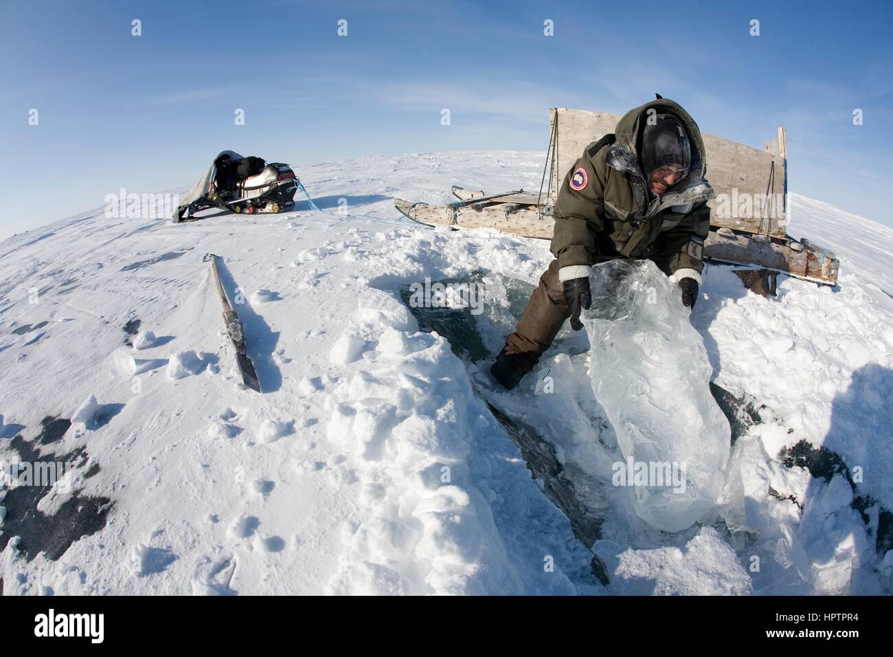 Snowmobile Inuit High Resolution Stock Photography and Images - Alamy