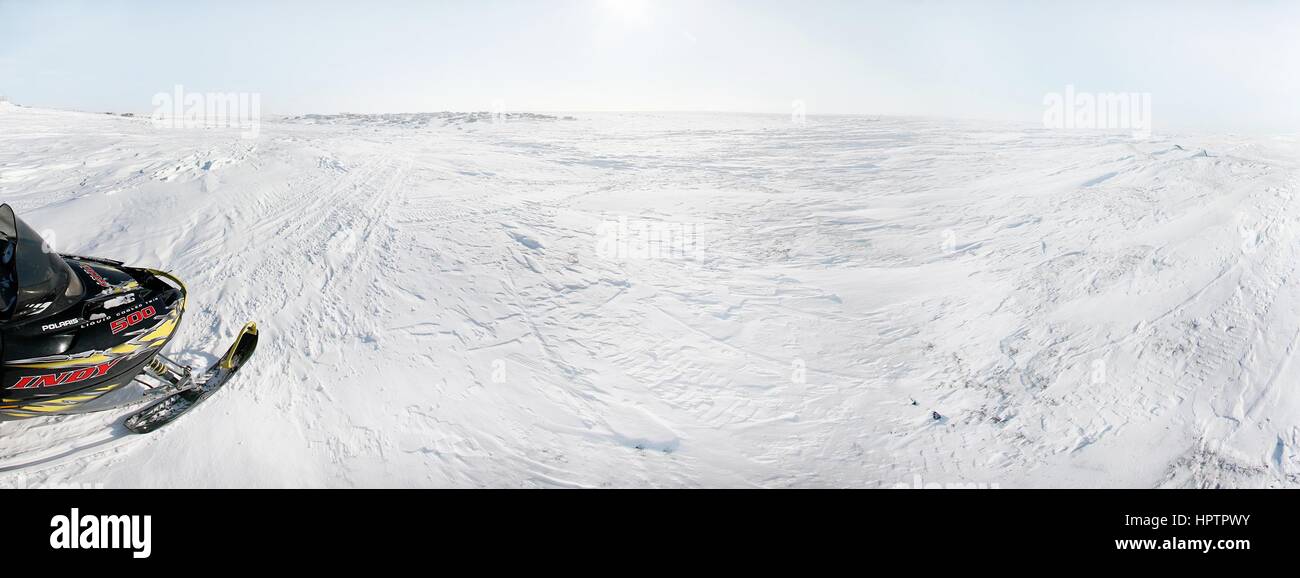 Snowmobile inuit hi-res stock photography and images - Alamy