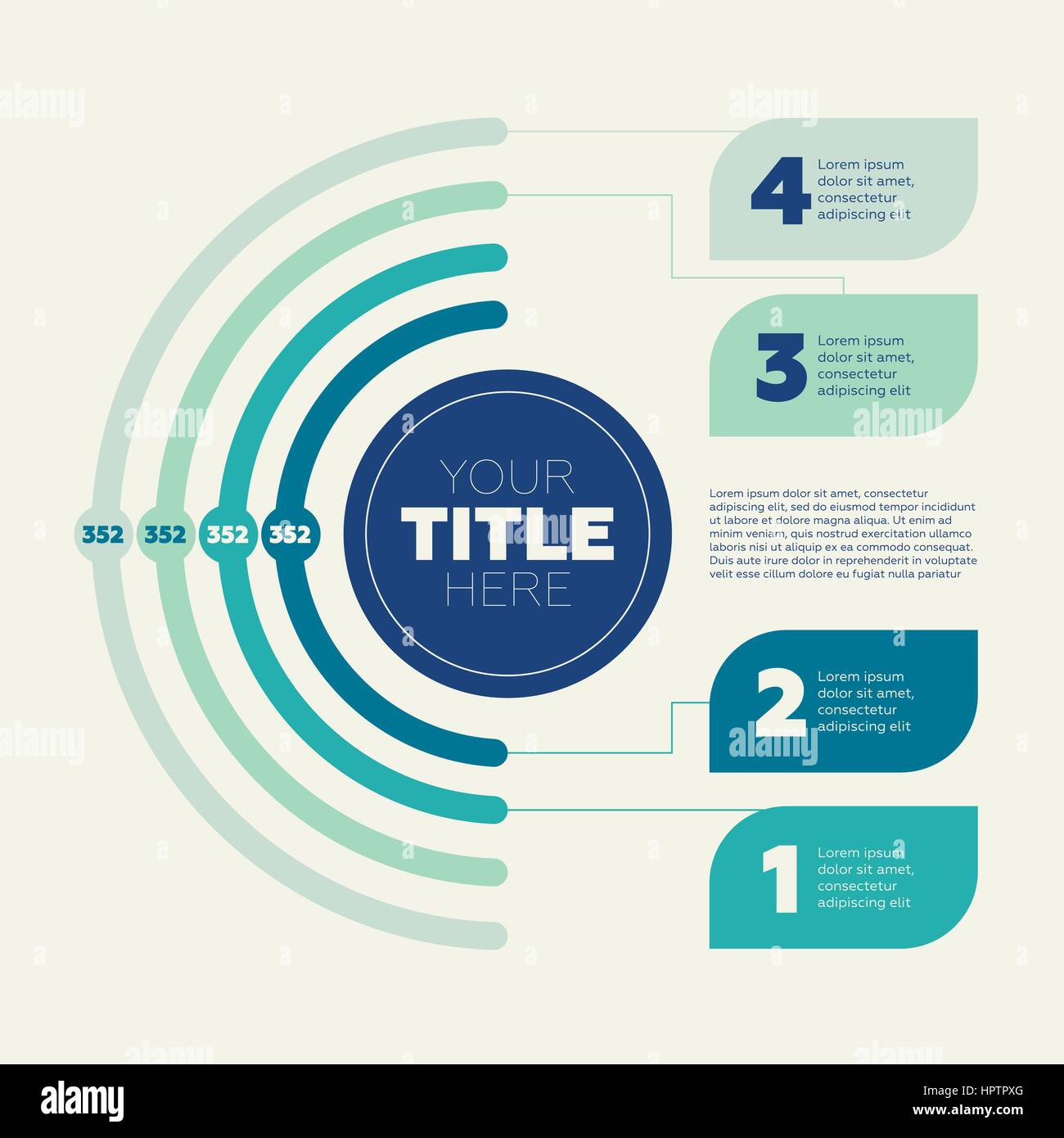 4 step circle hi-res stock photography and images - Alamy