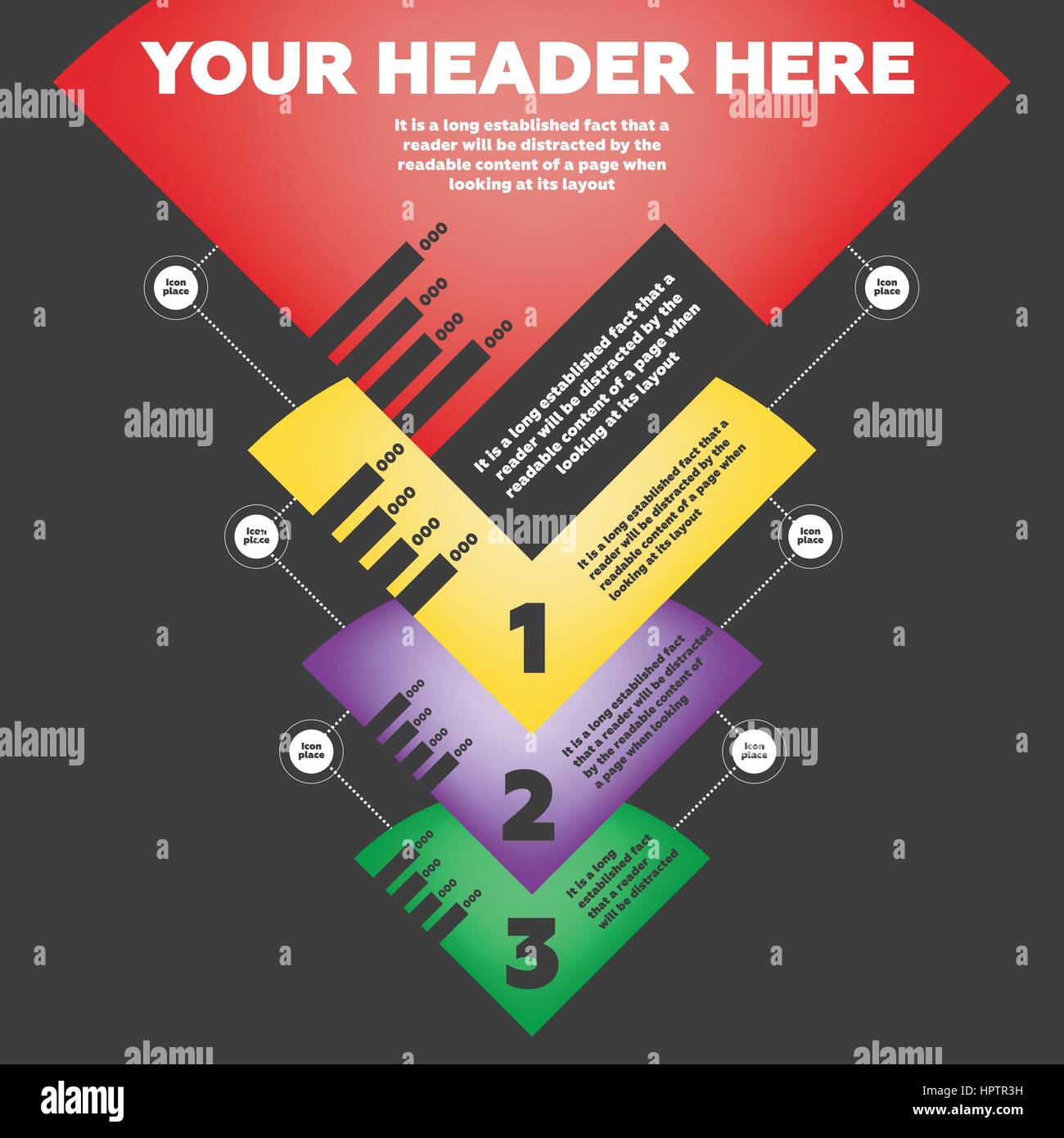 Step by step infographics Stock Vector Image & Art - Alamy