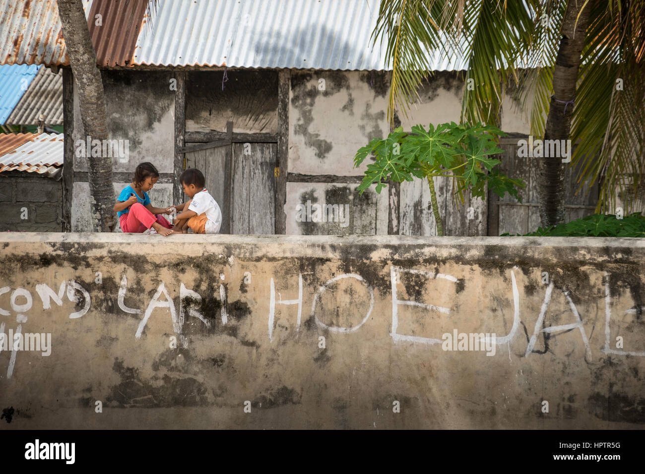 Life on Banda islands Stock Photo - Alamy